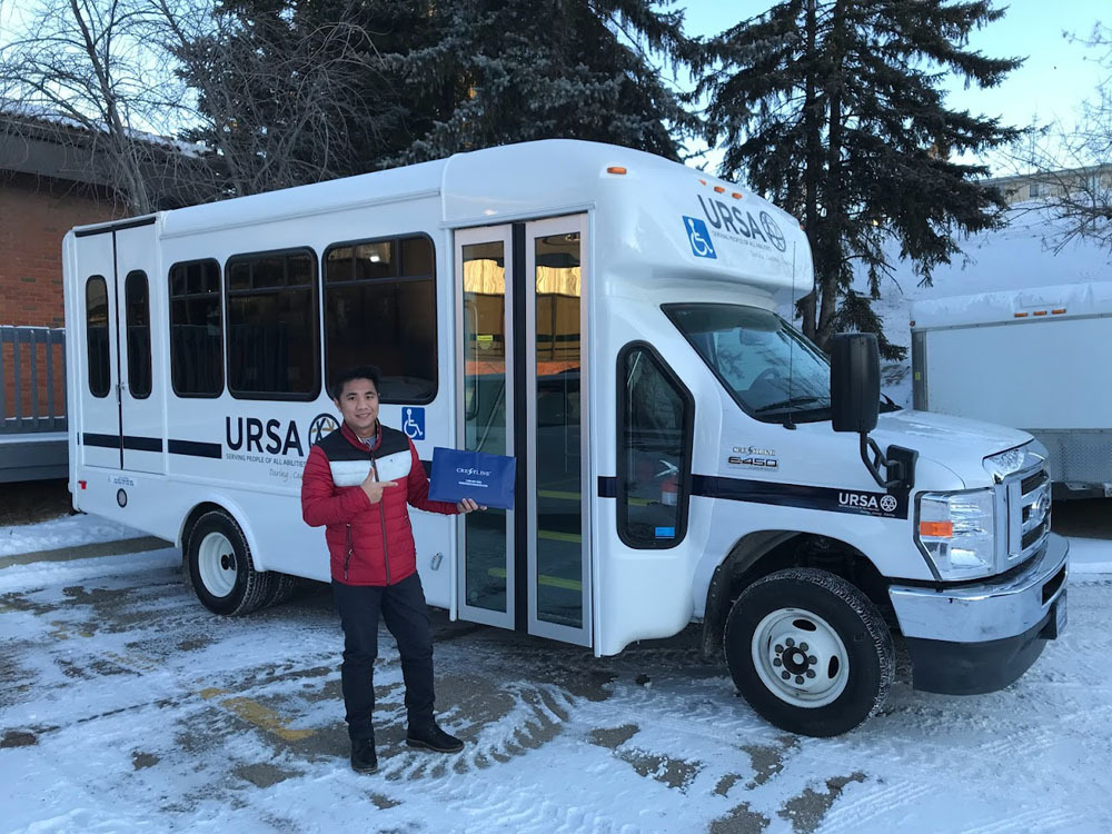 Crestline Delivers A New Startrans Senator Ii Wheelchair Accessible Bus
